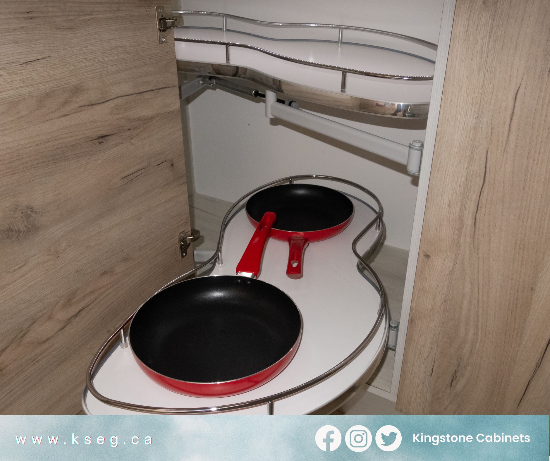 How to maximize storage in the corner cabinets? | Kingstone Cabinets
